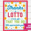 Soda Appreciation Sign Printable You're Soda-lightful Thank You ...