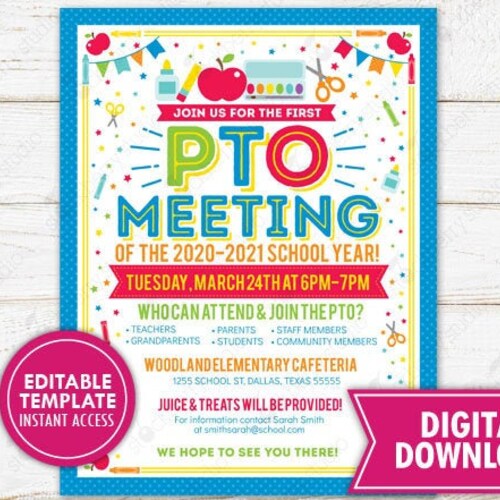 Volunteer Recruitment Flyer Printable Handout School - Etsy