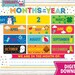 Months of the Year Printable Learning Games Kids Calendar Busy Binder ...