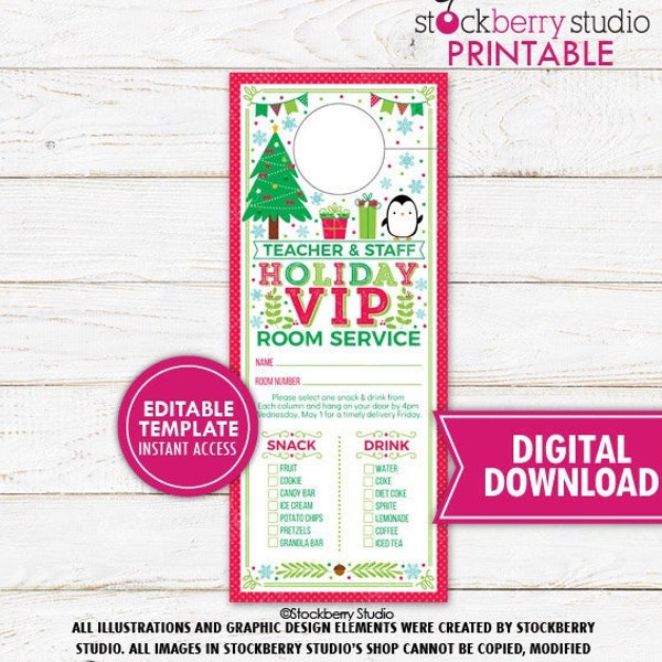 Holiday Door Hanger - Etsy