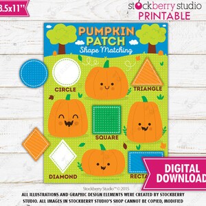 Fall Busy Binder Shape Learning Autumn Busy Book Toddler - Etsy