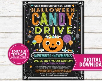 Halloween Candy Drive - Etsy