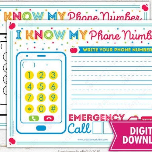 Address Kids Activity Homeschool Printable Preschool - Etsy