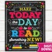 Reading Poster School Library Sign Teacher Classroom Decorations ...