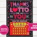 Valentine's Day Lottery Ticket Holder Printable Thanks A Lotto for All ...