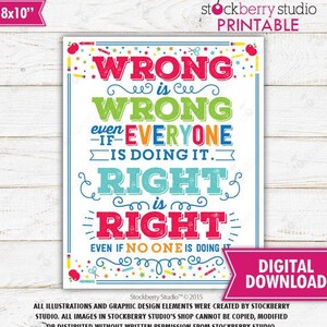 Classroom Wall Art Guidance Decor Counselor Counseling Office ...