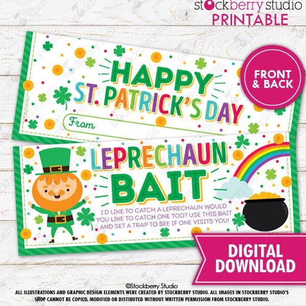 Leprechaun Bait Tag - Etsy
