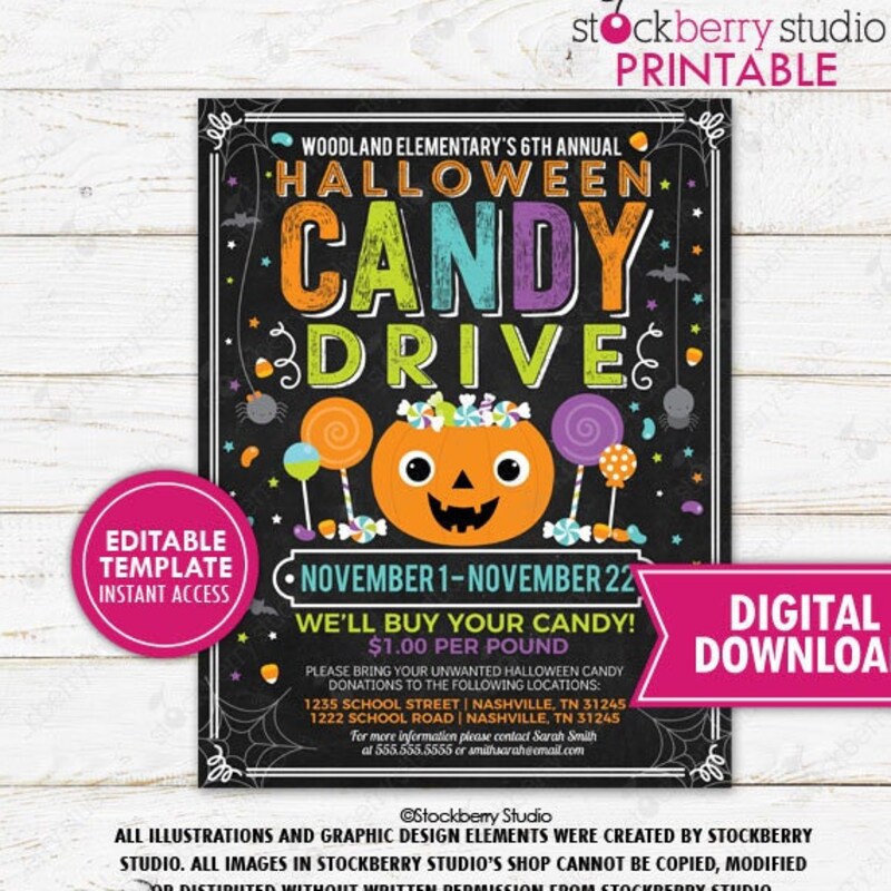 Candy Donation Sign - Etsy