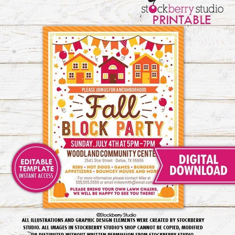 Fall Block Party - Etsy