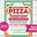 Pizza Fundraiser Flyer Printable Pizza Dinner Invite Template Benefit ...
