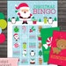 Christmas Bingo Cards Printable Digital Holiday Christmas Games Instant ...