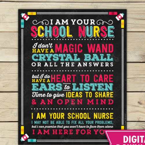 School Nurse Office Decor I Am Your School Nurse Sign Nursing - Etsy