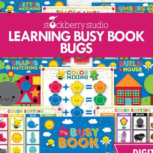 Spring Themed Busy Binder Activity Binder Homeschool | Etsy