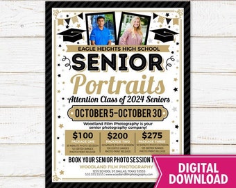 EDITABLE School Photos Flyer, Business Photography Studio, Kids ...