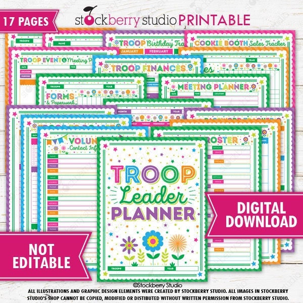 Girl Scout Planner - Etsy