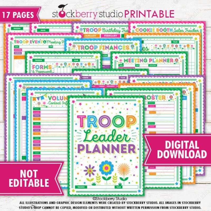 Girl Scout Planner - Etsy