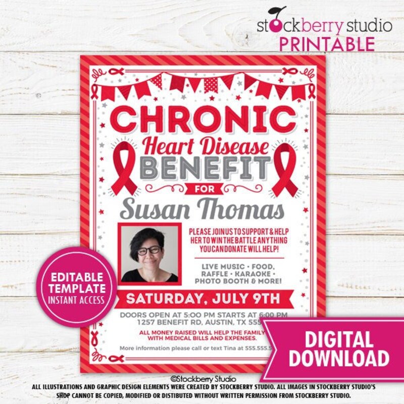 Medical Fundraiser Flyer - Etsy
