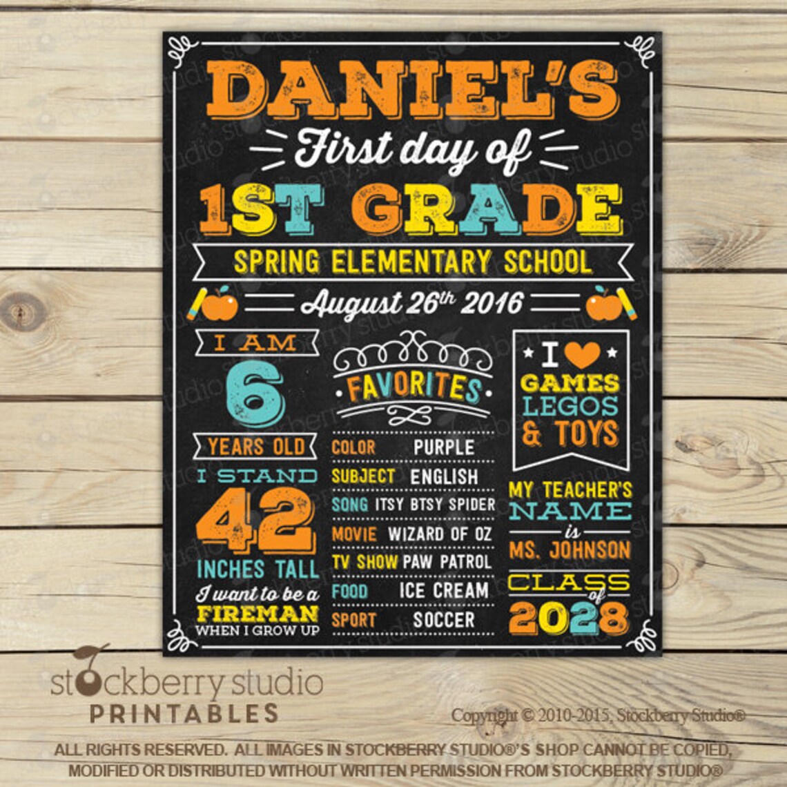 Princess First Day of School Sign Printable Girl 1st Day of - Etsy