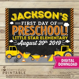 Shark First Day of School Sign Printable Shark 1st Day of School Sign ...