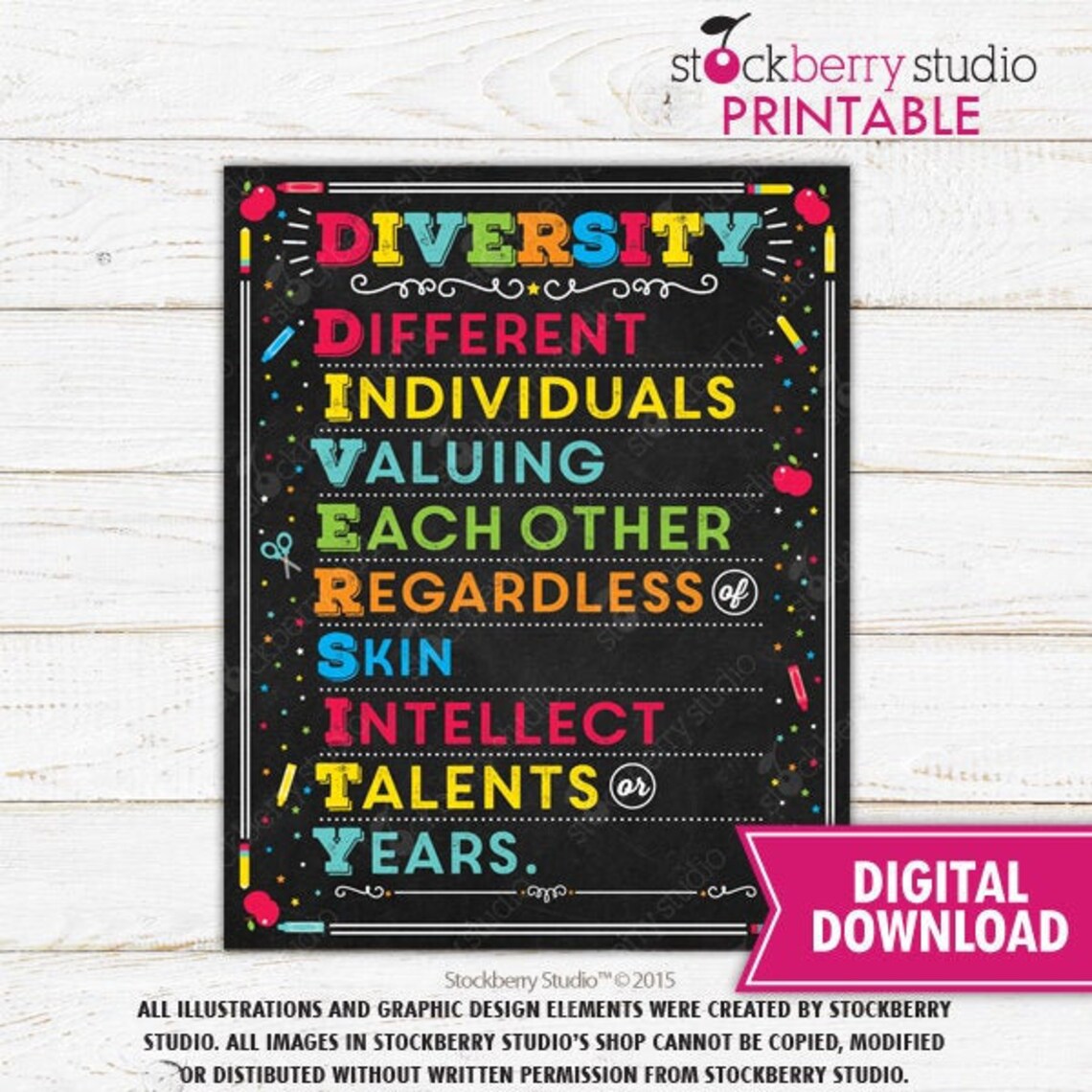 Diversity Classroom Poster Teacher Classroom Sign Teacher Wall | Etsy