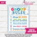 Group Rules Sign School Counseling Confidentiality Guidance - Etsy