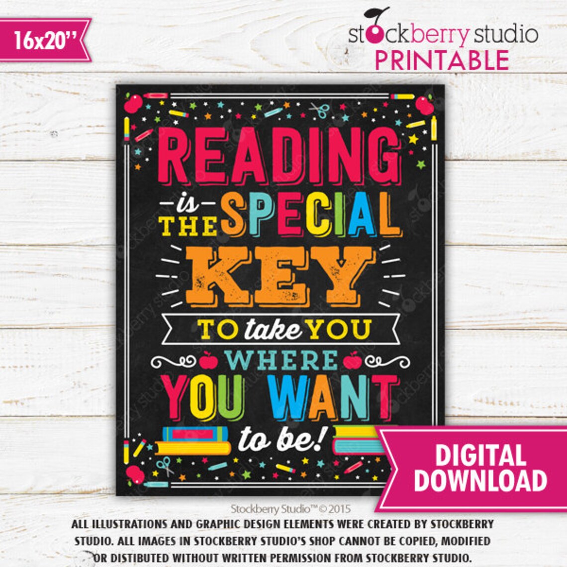 Reading Poster Welcome School Library Sign Teacher Classroom - Etsy