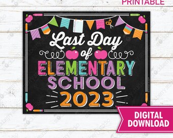 Unicorn Last Day of 4 Year Old Preschool Sign Girl Last Day - Etsy