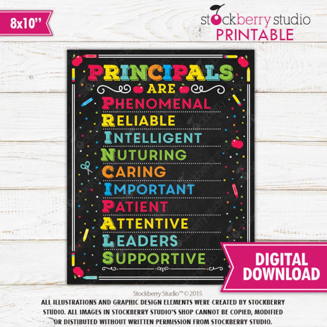 Principal Sign Principal Decor Principal Wall Decor Principal Office ...