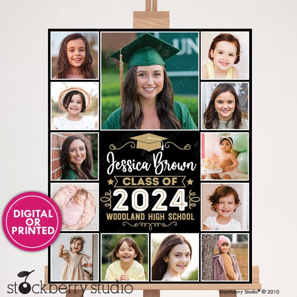 College Graduation Picture Collage - Etsy
