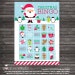 Christmas Bingo Cards Printable Digital Holiday Christmas Games Instant ...