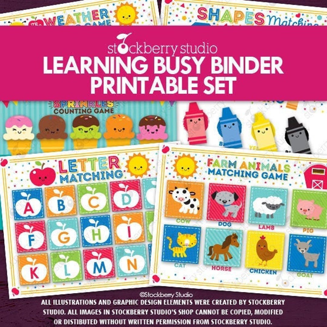 Pre K Learning Binder - Etsy