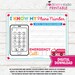 Kids Phone Number Tracing Practice Worksheet Printable Kindergarten ...