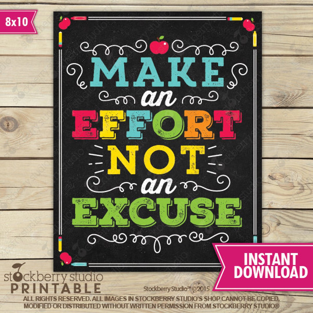 Classroom Decor High School Motivational Poster Printable School ...