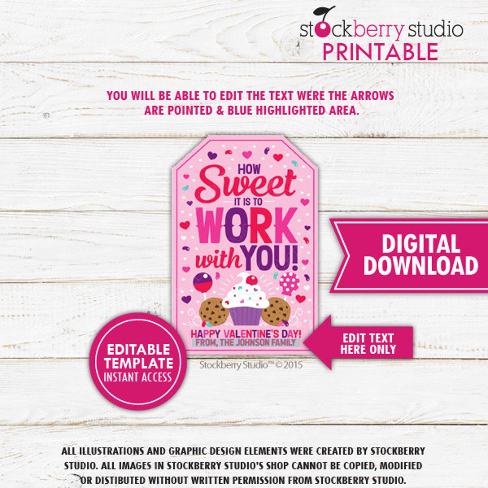 Valentines Coworker Gift Tags Valentines Day Staff - Etsy