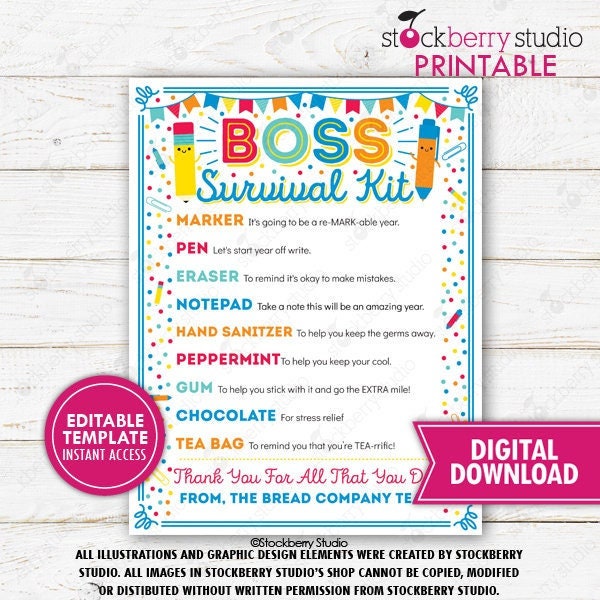 Boss Survival Kit Gift