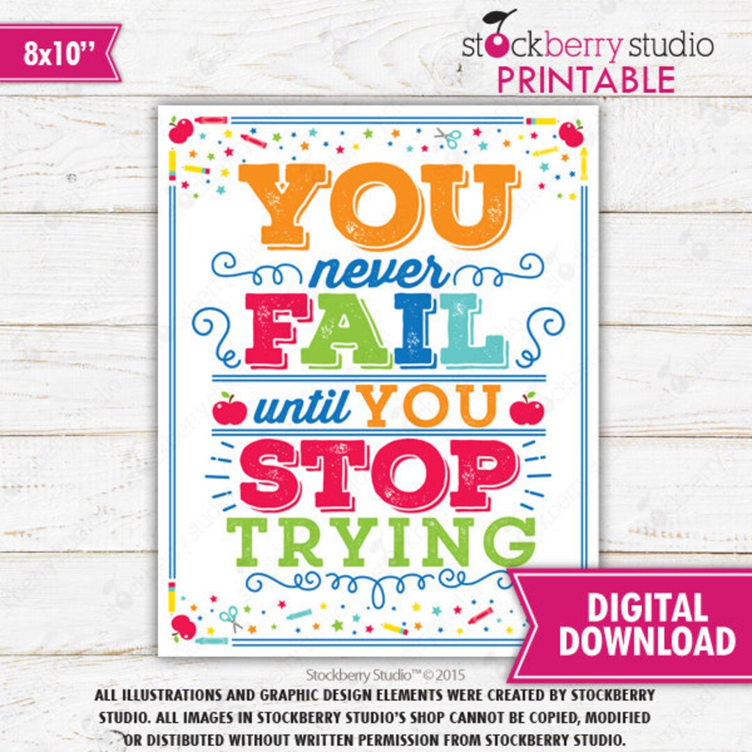 Motivational Classroom Decor Growth Mindset Print Teacher Classroom ...