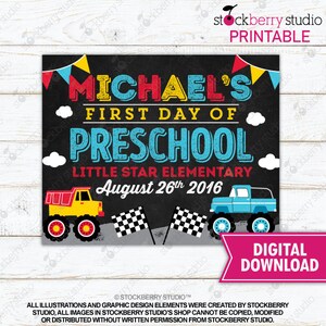 Shark First Day of School Sign Printable Shark 1st Day of School Sign ...