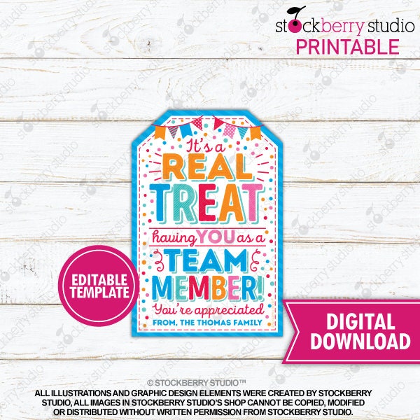 Teacher Appreciation Rice Krispy Template - Etsy