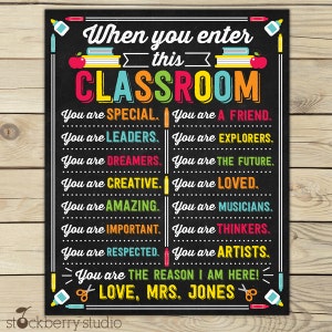 Classroom Decor - Classroom Sign - Classroom Printables - Classroom ...