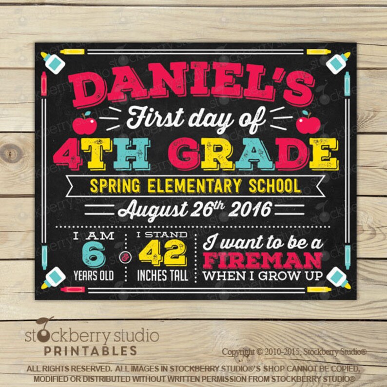 Last Day of School Sign Last Day of School Chalkboard Sign - Etsy