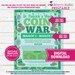St Patricks Day Coin War Fundraiser Flyer School PTO PTA Charity ...