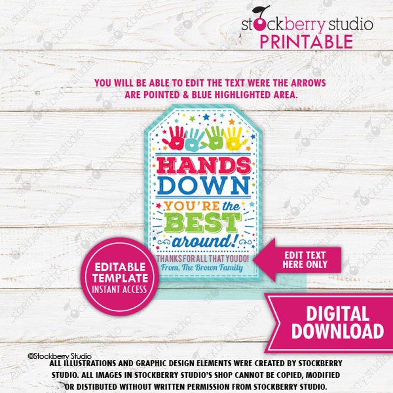 Soap Gift Tag Hand Sanitizer Thank You Tag Staff Teacher | Etsy