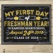 Last Day of Senior Year Sign Printable Last Day of High - Etsy