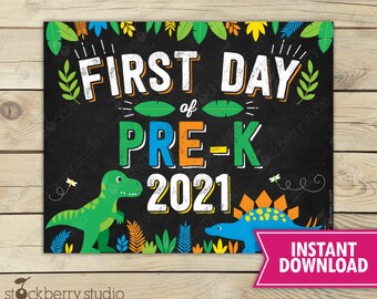 First Day of Pre K | Etsy