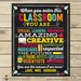 Teacher Classroom Decor - Personalized Teacher Sign - Classroom ...