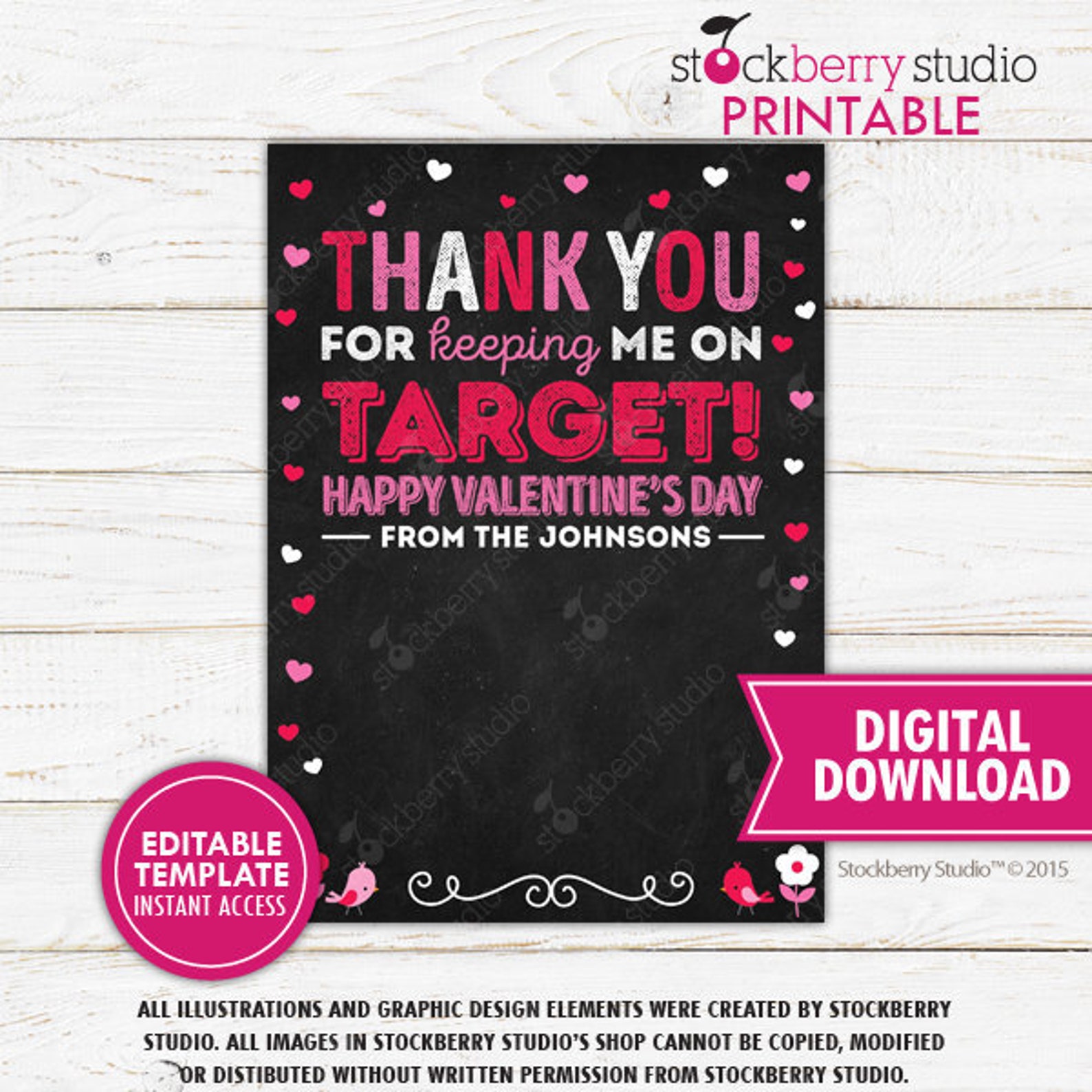 Thanks for Keeping Me on Target Valentine Gift Card Holder - Etsy