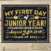 Last Day of Senior Year Sign Printable Last Day of High - Etsy