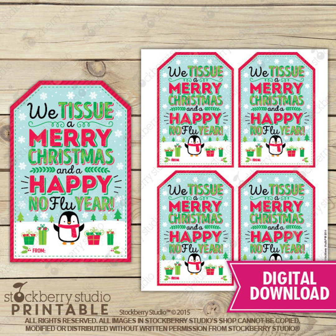 School Nurse Christmas Gift Tag Preschool Tissue Kindergarten Teacher ...