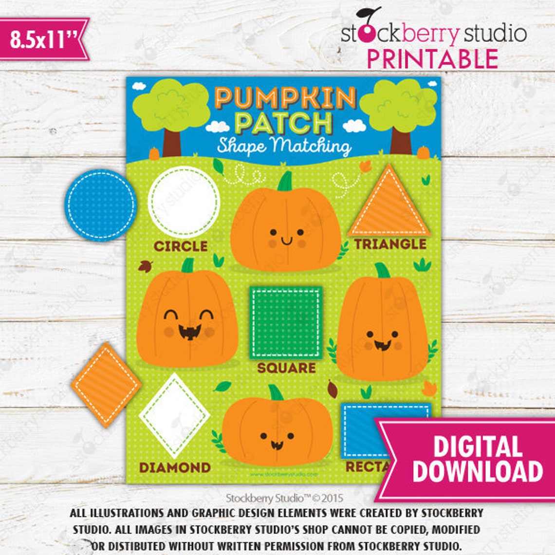 Fall Busy Binder Shape Learning Autumn Busy Book Toddler | Etsy