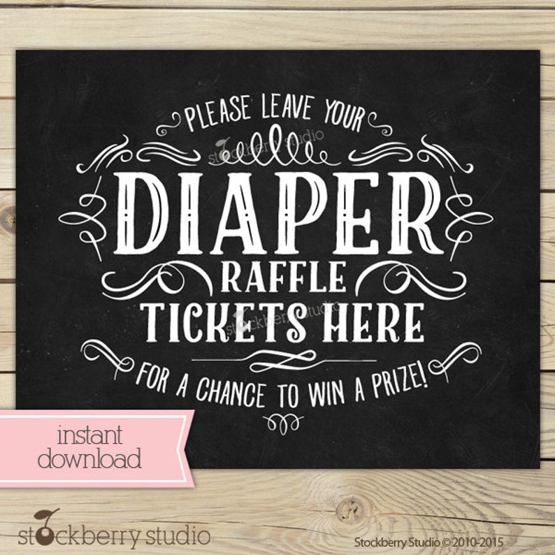 Diaper Raffle Clipart at Indiana Margarot blog
